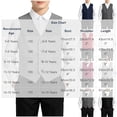 BXJX Boys Formal Vests, Sleeveless Adjustable Fit Party Wedding Kids ...
