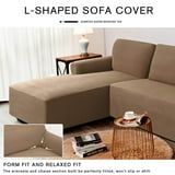 Subrtex L-Shaped Sectional Slipcover - Grid Design - Walmart.com
