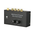 M/M Phono Preamp with Power Switch Ultra-compact Preamplifier with ...