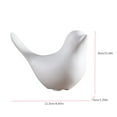 Black White Ceramic Bird Ornaments Modern Minimalist Desktop Living ...