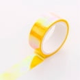 Adhesive Tape, Yellow Holographic Gradient Waterproof, 1 Roll Single ...