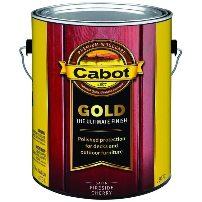 Cabot Samuel 1595941 1 Gal Gold Low Voc Exterior Stain, Fireside Cherry ...