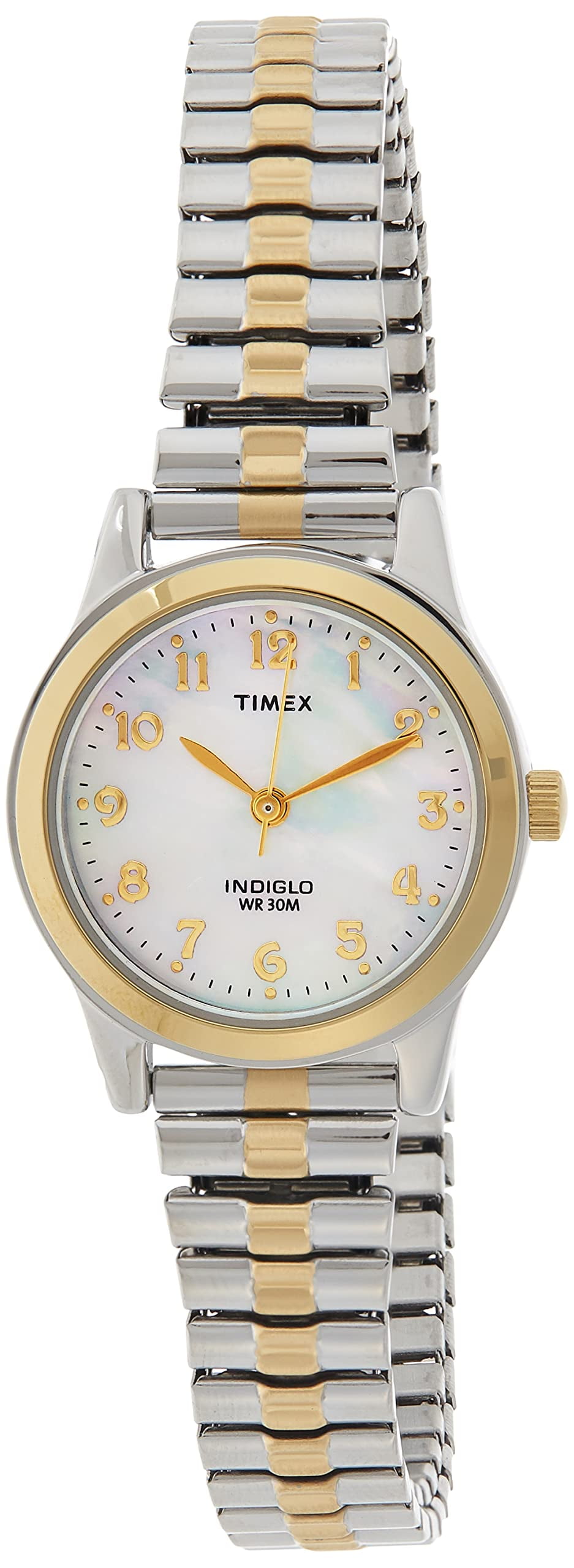 Timex Women's T2M828 Essex Avenue Two-Tone Stainless Steel Expansion ...