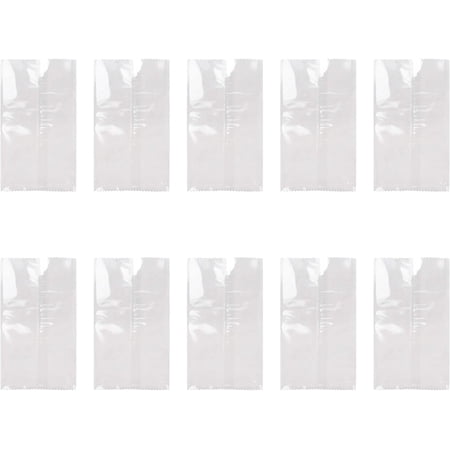 100 Pieces Clear Ice Pop/Candy Plastic Bags, 7.48x4.72in, Transparent ...