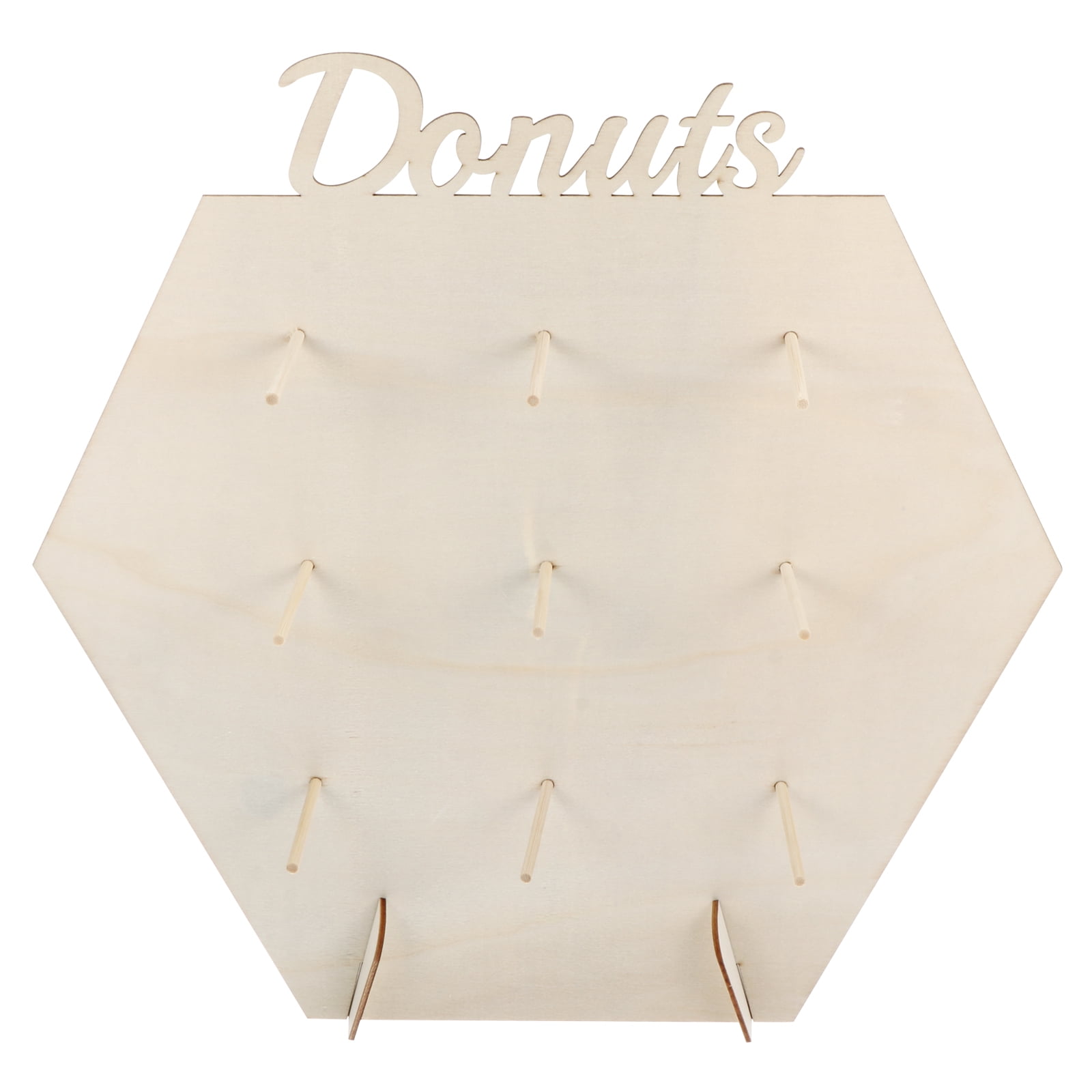 Click here for Cimaxic Diy Donuts Holder 2 Sets Wooden Donuts Sto... prices