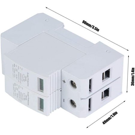 Surge Protection Device, 2P DC1000V Photovoltaic Surge Arrester on ...