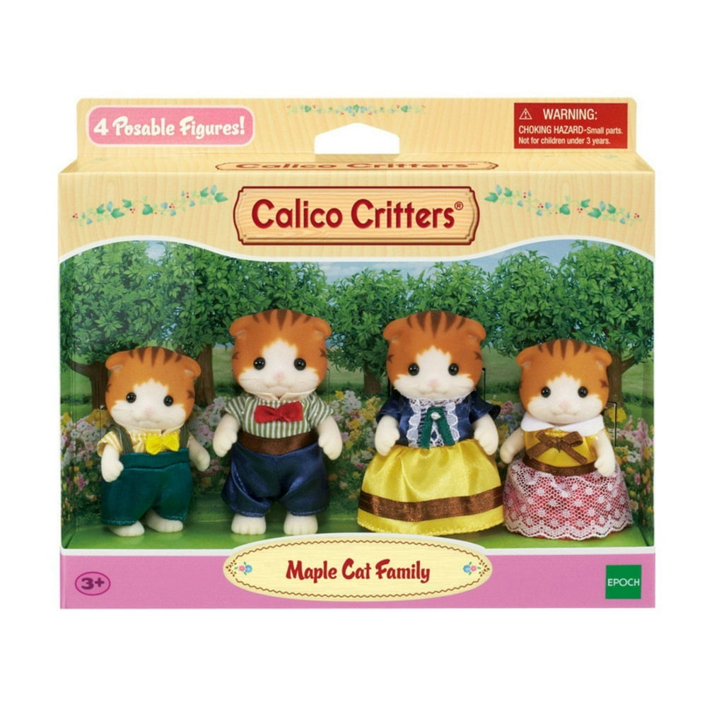 Calico Critters Maple Cat Family - Walmart.com - Walmart.com