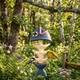 Creative Fish Skeleton Hanging Bird Feeder, Creative Fish Bone Bird ...