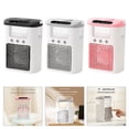 Small Air Conditioning Cooling Fan 3 Speed Cooling Quiet Misting Fan ...