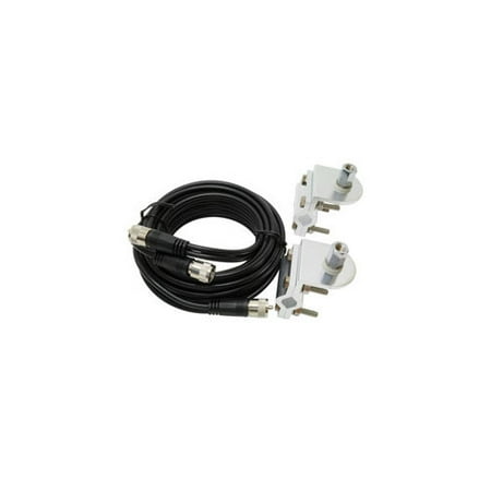 TruckSpec Build-A-Kit Dual CB Antenna Mount & 18ft RG59A/U Cable System ...
