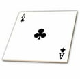3dRose Ace of Clubs playing card - Black club suit - Gifts for cards ...