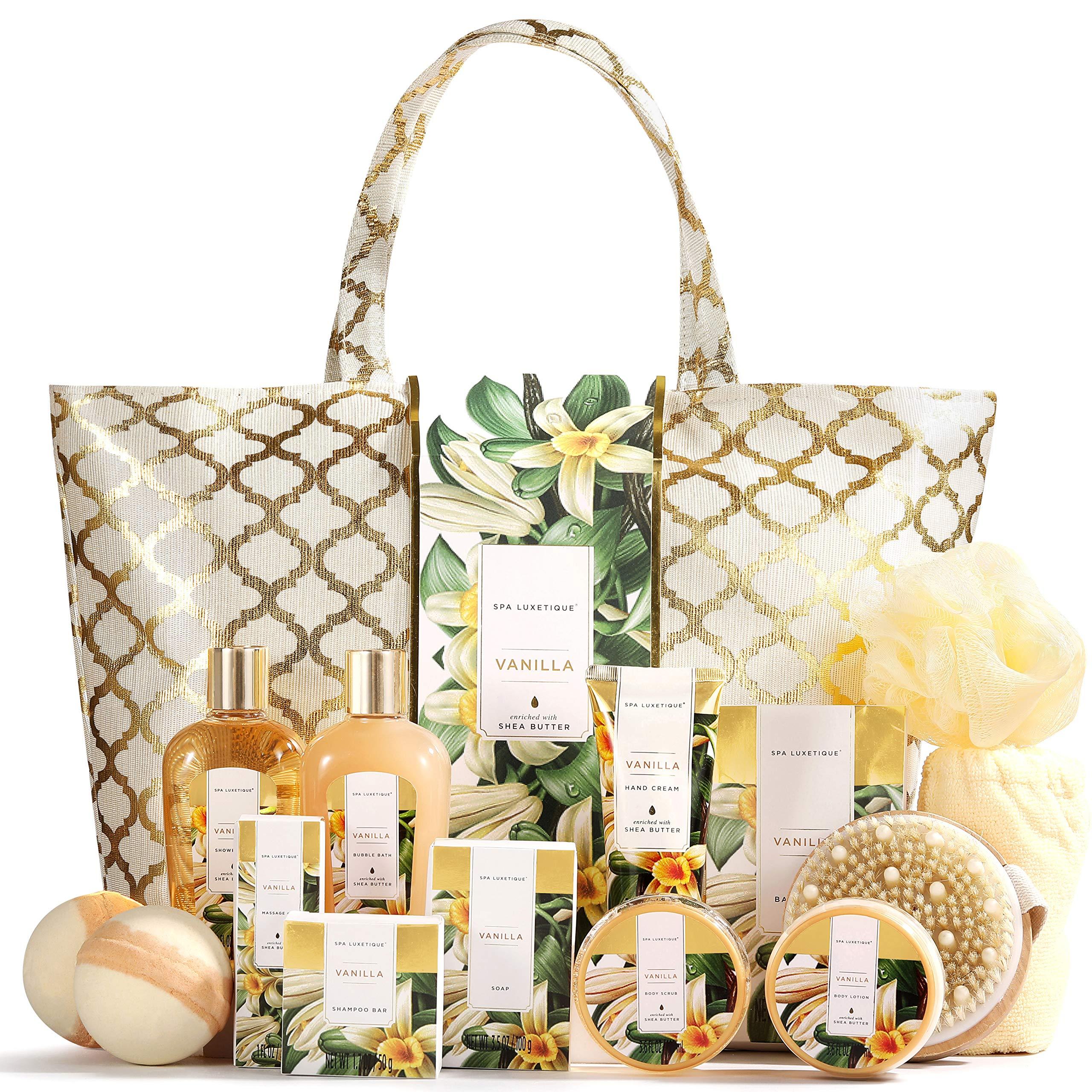 Spa Luxetique Spa Gift Basket Vanilla Gift Baskets For Women Luxury Spa Luxetique Spa Gift Basket Vanilla Gift Baskets For Women Luxury