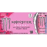 Monster Energy Zero Sugar Ultra Ruby Red Grapefruit Energy Drink 15 ...