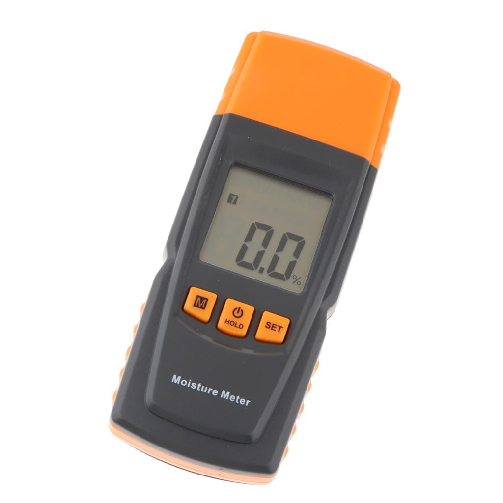 Temperature & Humidity GM605 LCD Display Portable Digital Wood Moisture ...