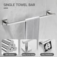 Brushed Nickel Bathroom Hardware Accessories Set 10 Pieces, 23.6 ...