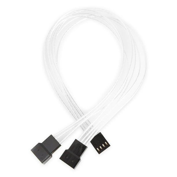 Clairlio 30cm 4Pin PWM Extension Cable 1 to 1 2 3 Way CPU Cooling Fan ...