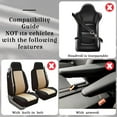 count Seat Cover Full Set Accessories for Front Rear Seat Fluffy Cover ...