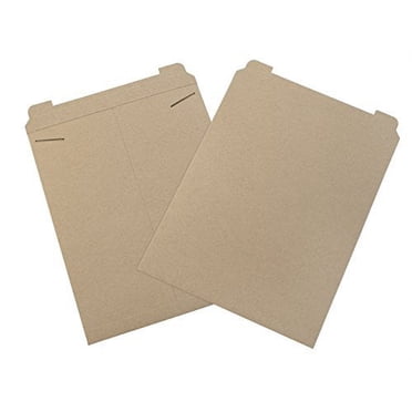 SSBM Kraft Rigid Mailers 13" x 18" 100 Pieces Rigid Envelopes Great for ...