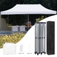 Outdoor Basic 10' x 20' Waterproof Pop up Canopy, Heavy Duty, Portable ...