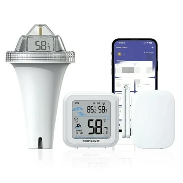 GoveeLife Smart Pool Thermometer with WiFi Gateway, Digital Swimming ...