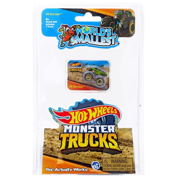 World's Smallest Monster Trucks V8 Bomber Diecast Car - Walmart.com