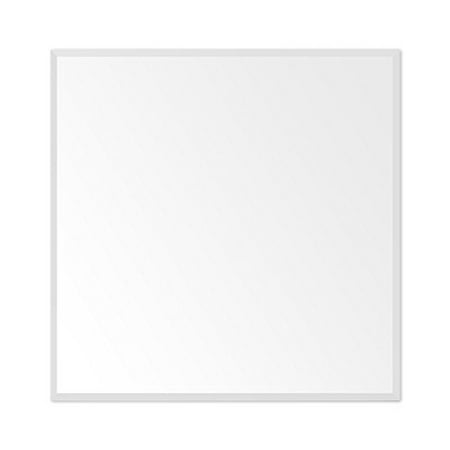 Fab Glass and Mirror 24" Inch Square Beveled Polished Frameless Wall ...