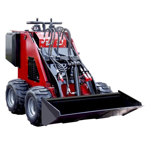 TYPHON STOMP Mini Skid Steer Loader, 23.5HP Gas Engine, 2000 lbs ...