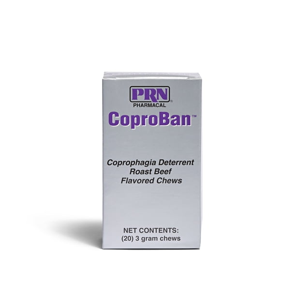 PRN Pharmacal CoproBan Anti-Coprophagia Chew Tabs, Roast Beef Flavor ...