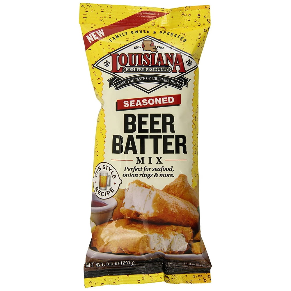Louisiana Fish Fry Beer Batter, 8.5 Ounce - Walmart.com - Walmart.com
