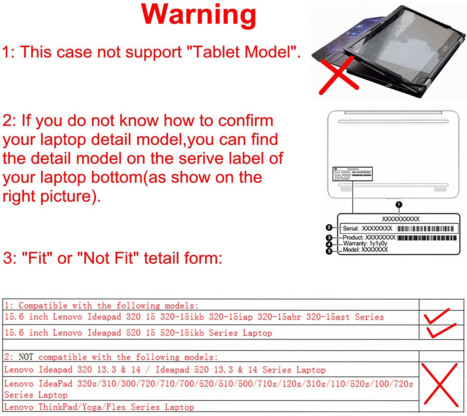 Alapmk Protective Case for 15.6" Lenovo Ideapad 320 15 320-15ikb 320 ...