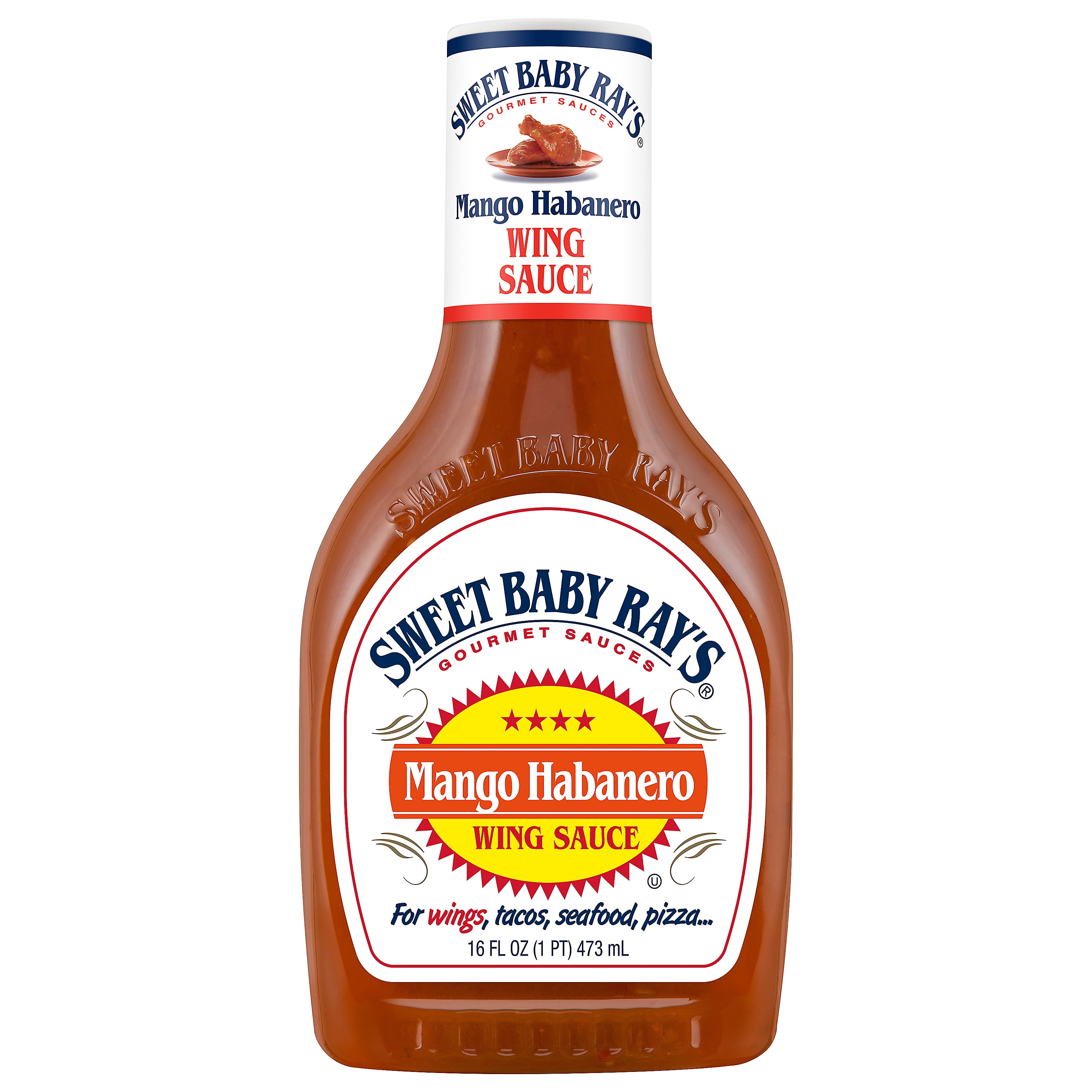 Sweet Baby Ray s Hot Heat Mango Habanero Wing Sauce Glaze 16 fl oz Walmart