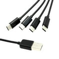 Lightweight USB to 4 USB C Port Power Cable Adapter Cord Line for Fast ...