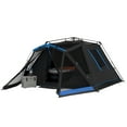 Ozark Trail 10' x 9 6-Person Instant Dark Rest Cabin Tent with LED ...