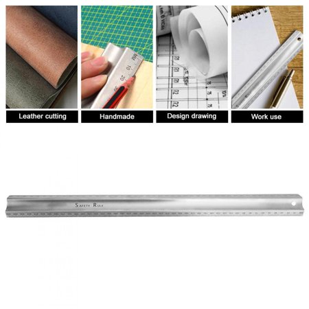 Loewten Stainless Steel M Type Cutting Ruler Measuring Tool Finger ...