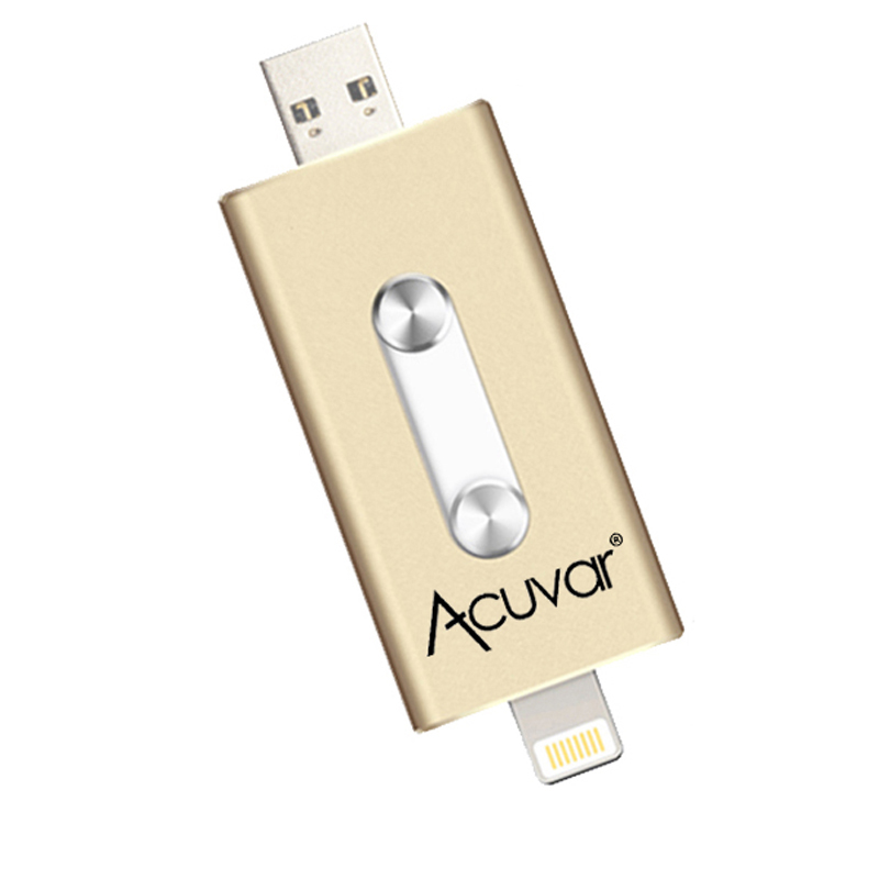 Acuvar 64GB Portable USB Flash Drive for all iPhone, iPad iOS Devices ...