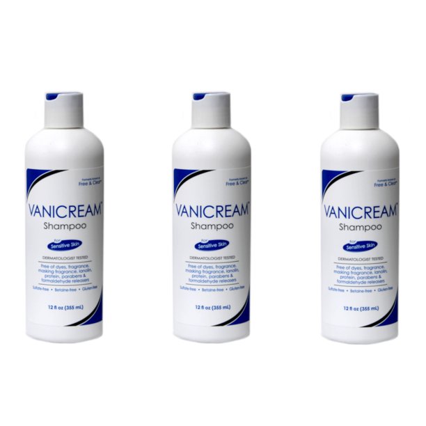 Free & Clear Hair Shampoo for Sensitive Skin Preservative Free 12 oz ...