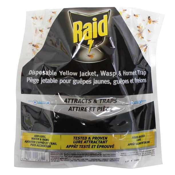 Raid® DISPOSABLE YELLOW JACKET, WASP & HORNET TRAP - Walmart.ca
