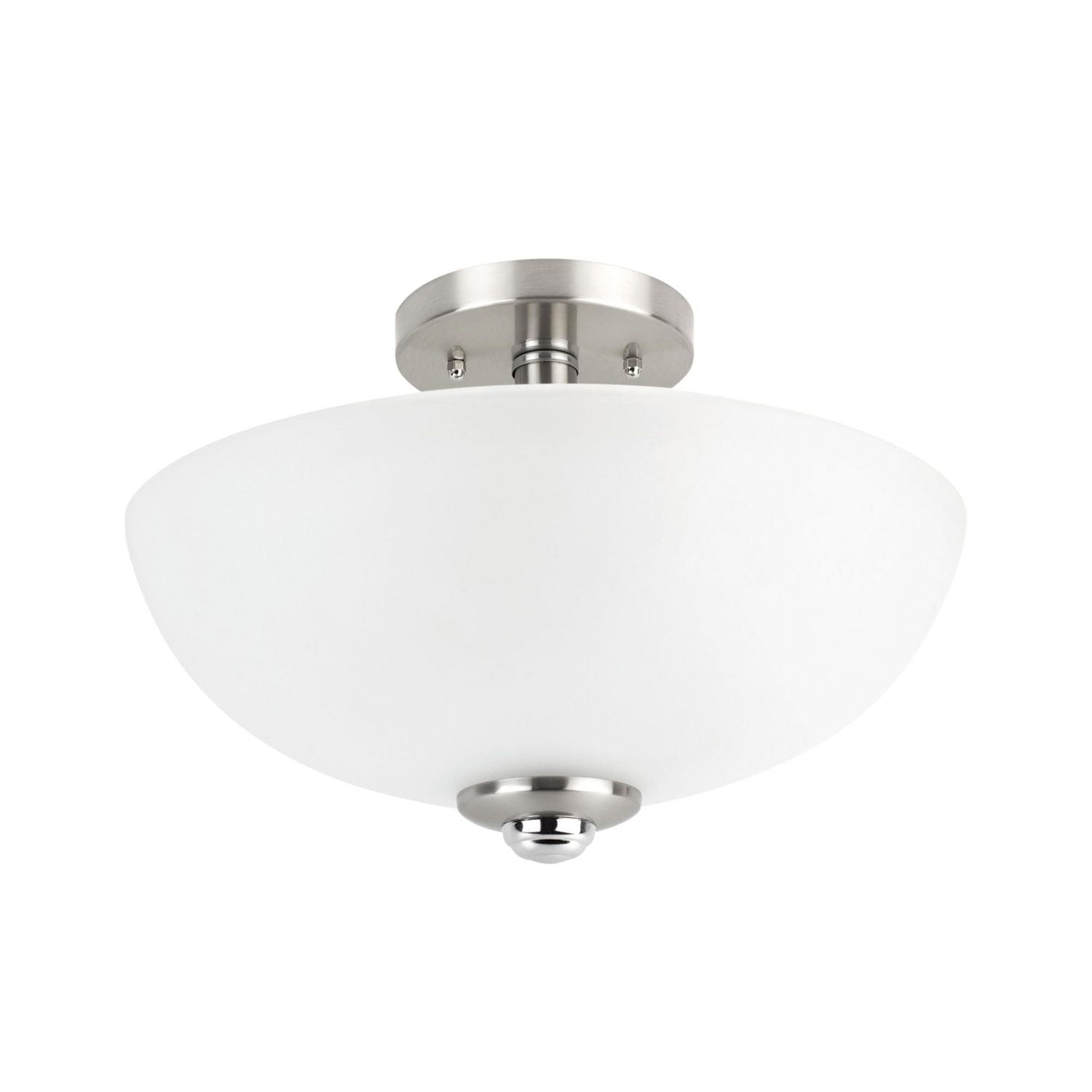 Click here for Globe Electric Hudson 2-Light Brushed Nickel Semi-... prices
