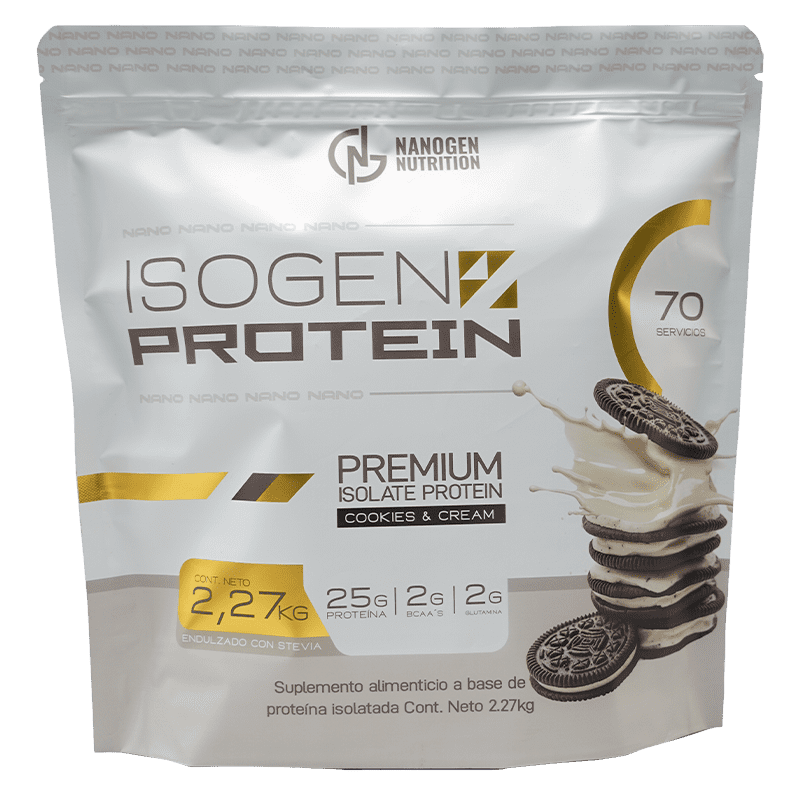 Proteína Isolate Isogen Nanogen 2.27kg | 70 Servicios | 25g por Porción ...