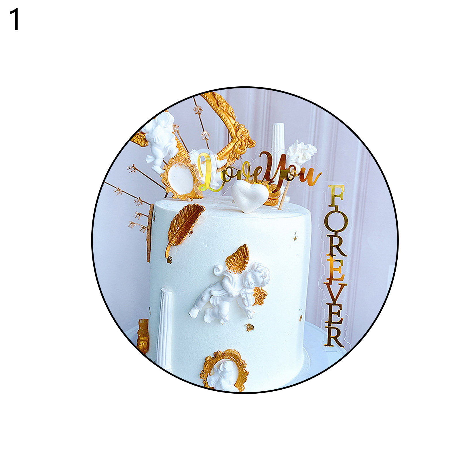 Papaba Cake Topper,Cake Topper Right-angle Design Non-stick Smooth ...