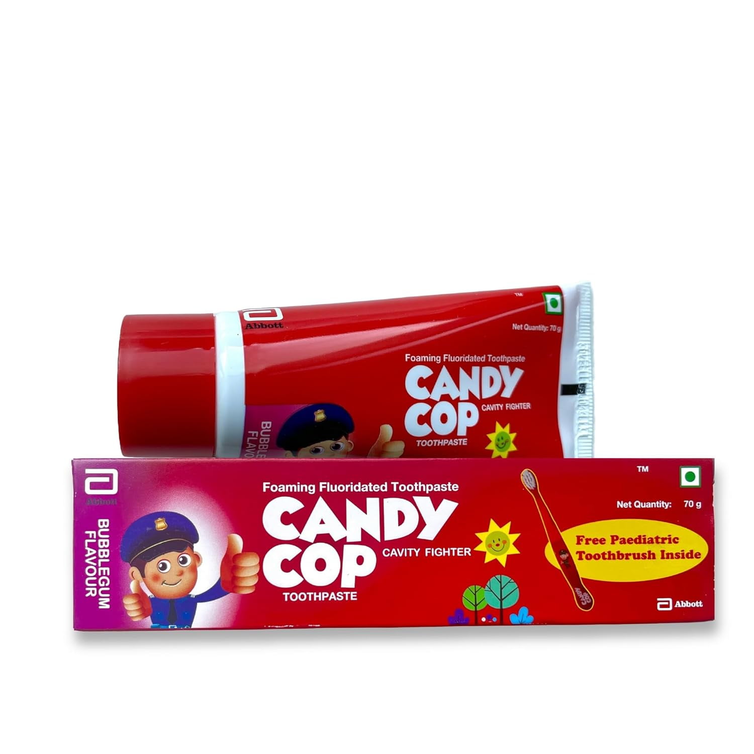 Click here for Abbott 2x Candy Cop Bubblegum Flavoured Toothpaste... prices