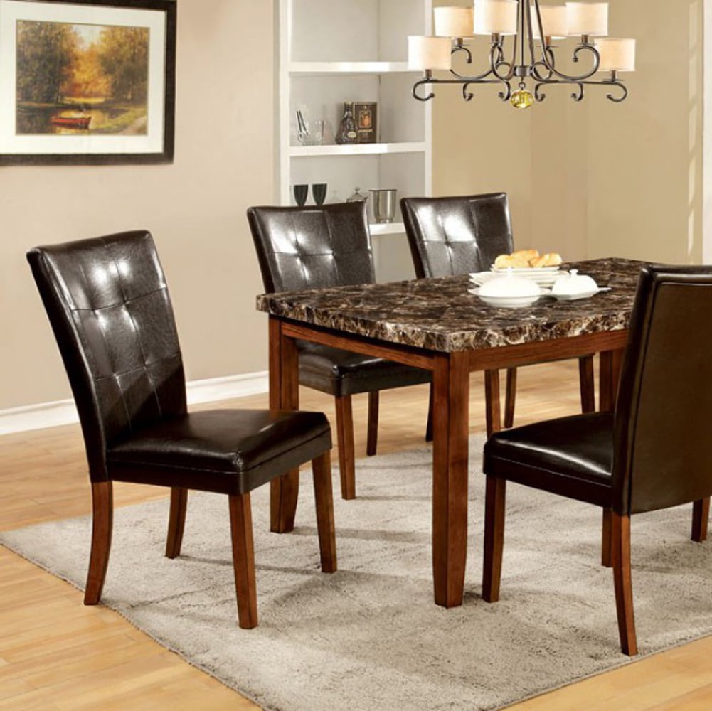 Elmore Oak Finish Dining Table - Walmart.com - Walmart.com