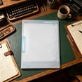 Taicans A4 Rotating Double-Ring Binder,Transparent Side-Opening ...