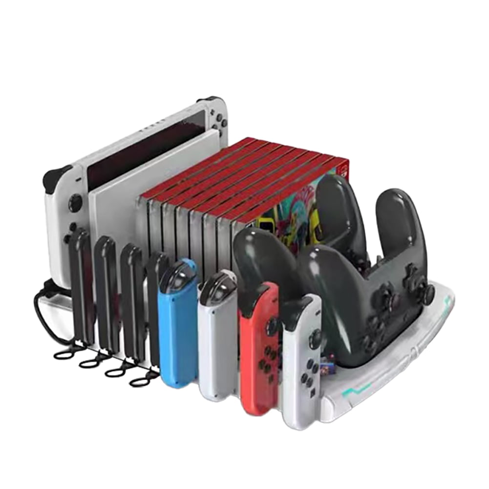 Buy Controller Charging Dock Game Holder Storage Tower for Nintendo ...