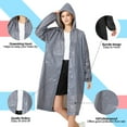 Raincoat Waterproof Rain Coat Poncho Long Rain Jackets Lightweight with ...