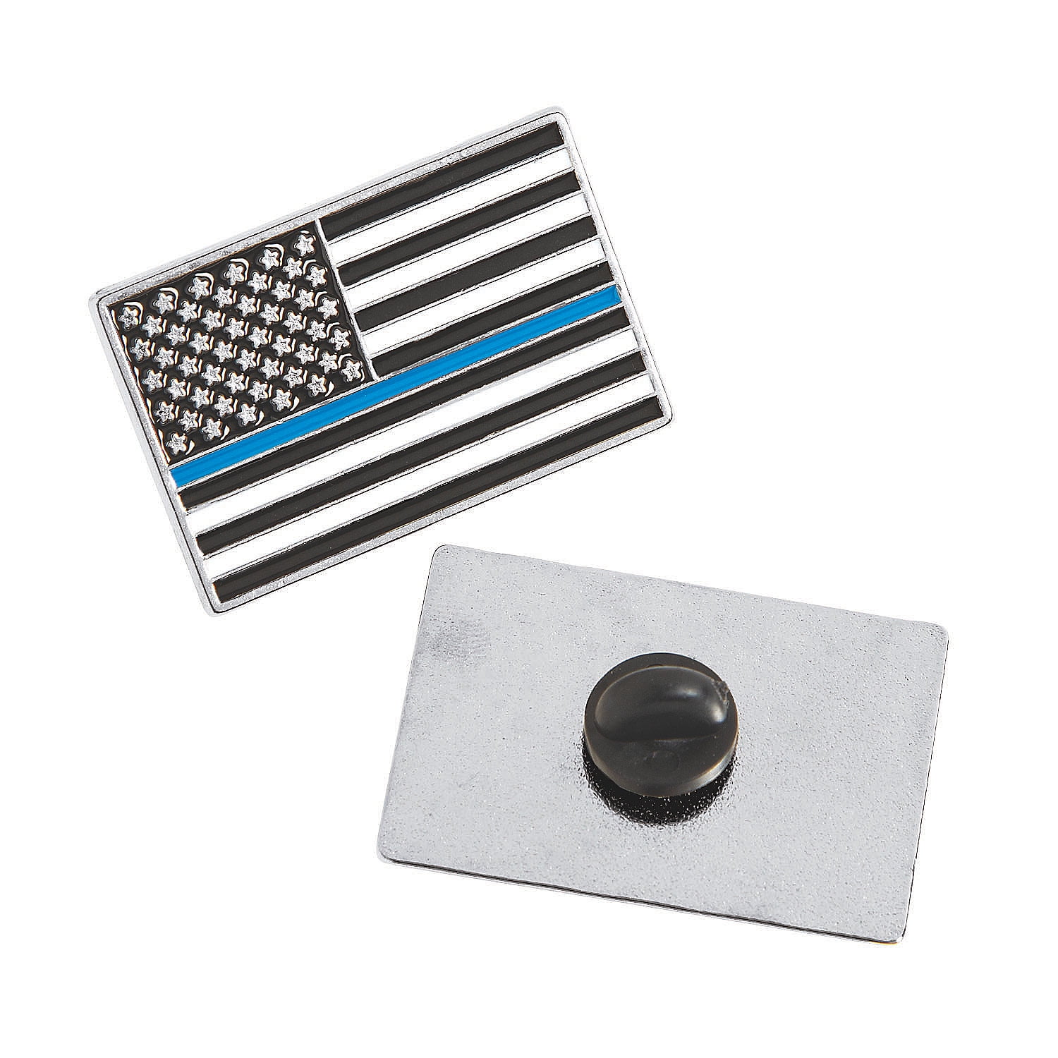 Thin Blue Line Enamel Pins - Party Favors - 24 Pieces - Walmart.com