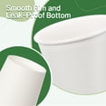 Coffee Cups 8 oz 100 Pack, Disposable Paper Cups 8 oz, White Paper Hot ...
