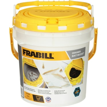 Frabill Fishing Insulated Styrofoam Bait Bucket, 8 Quart - Walmart.com