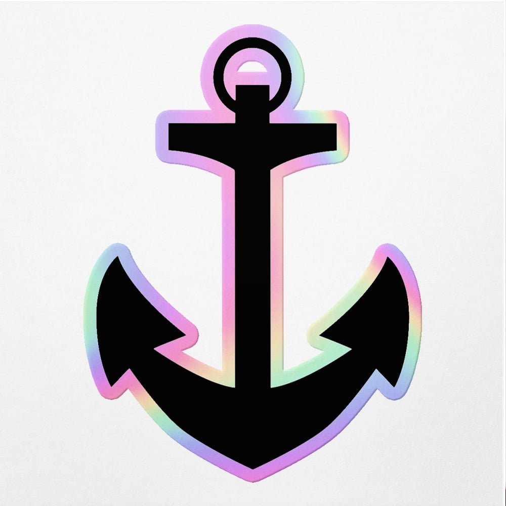 Vinyl Stickers Decals Of Anchor Ships V2 - Apply On Any Smooth Surfaces ...