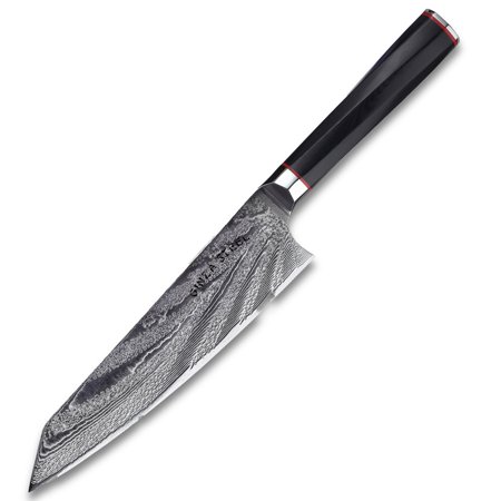 Ginza Steel - KATANA 20 Chef Knife 8" Damascus VG10 Steel 67 layer ...